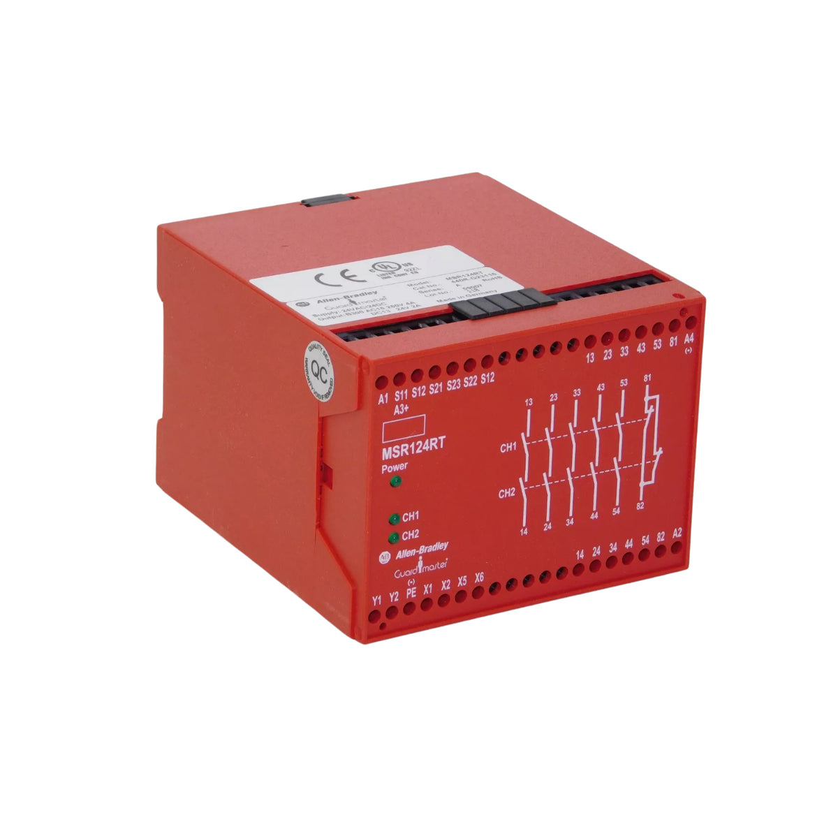 Allen-Bradley 440R-G23110 MSR124RT Safety Relay | 5 N.O. Safety Output ...