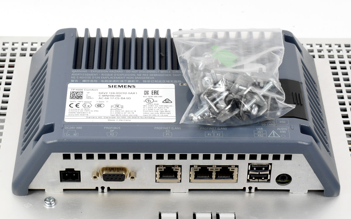 6AV2124-0QC02-0AX1 Siemens SIMATIC HMI TP1500 Comfort, Comfort Panel ...