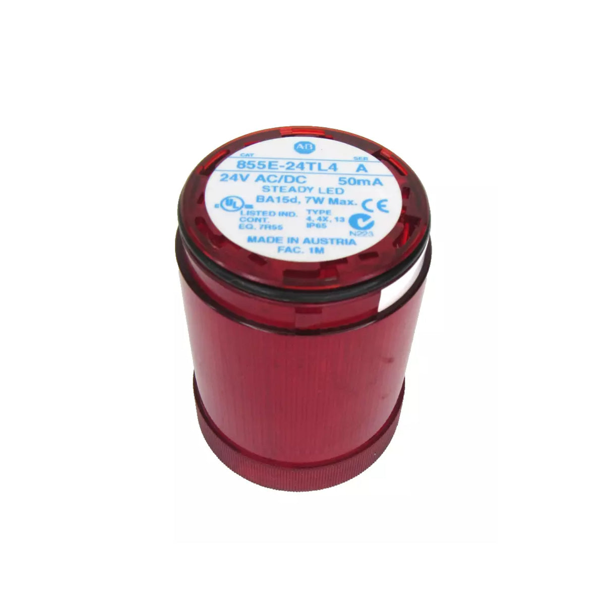 Pilar luminoso para torre de control Allen Bradley 855E-24TL4 (LED roj ...