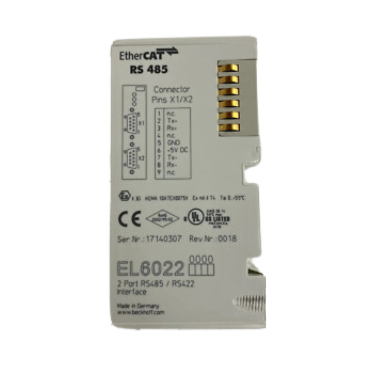 Beckhoff EL6022 – DDPARTS SOLUTION