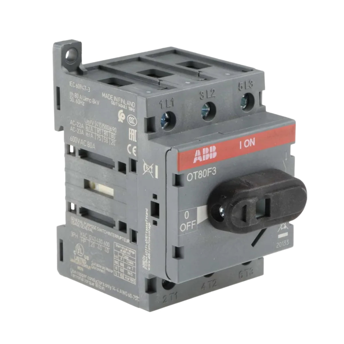 ABB OT80F3 | HIGH-PERFORMANCE SWITCH-DISCONNECTOR FOR RELIABLE ...